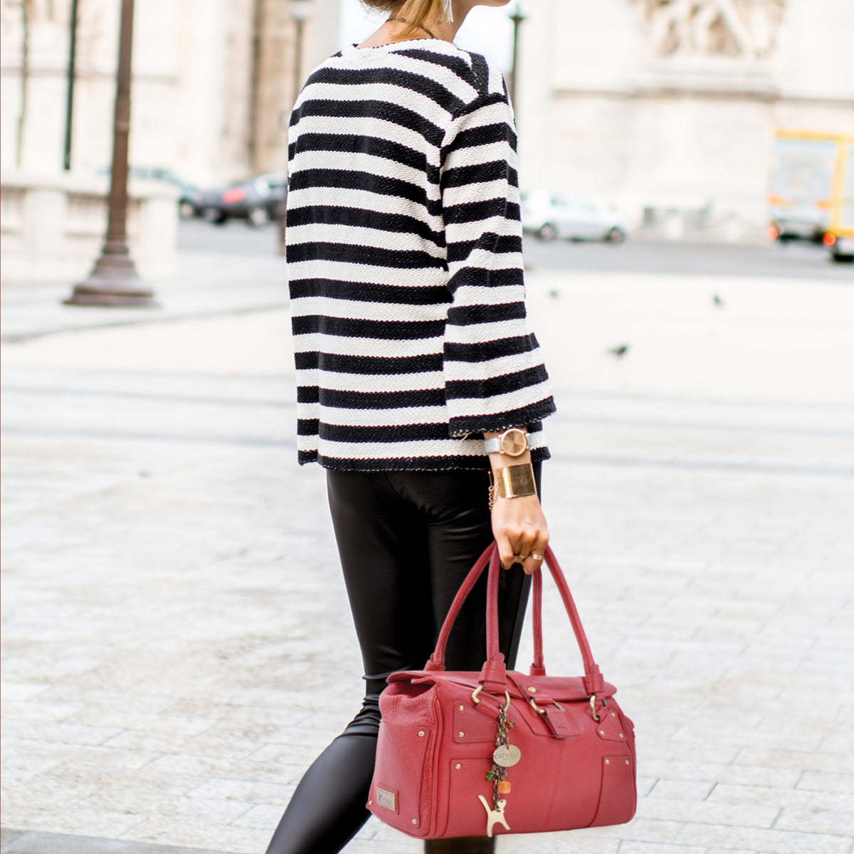 Leather Top Handle Bag | Claudia | Catwalk Collection Handbags