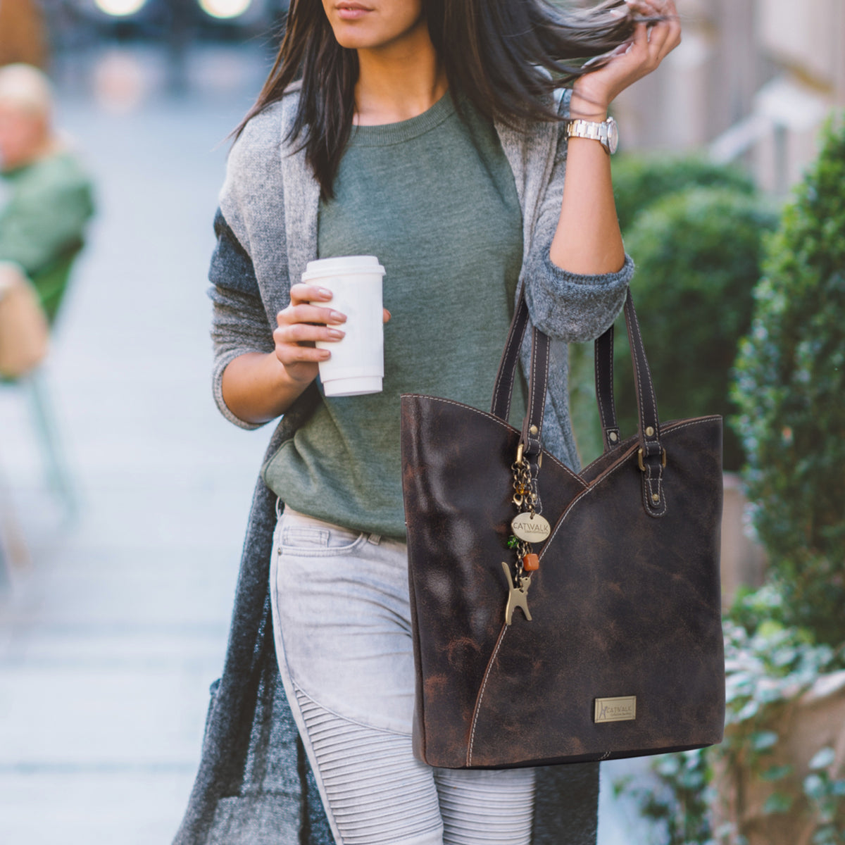 Leather Shoulder Bag | Abigail | Catwalk Collection Handbags