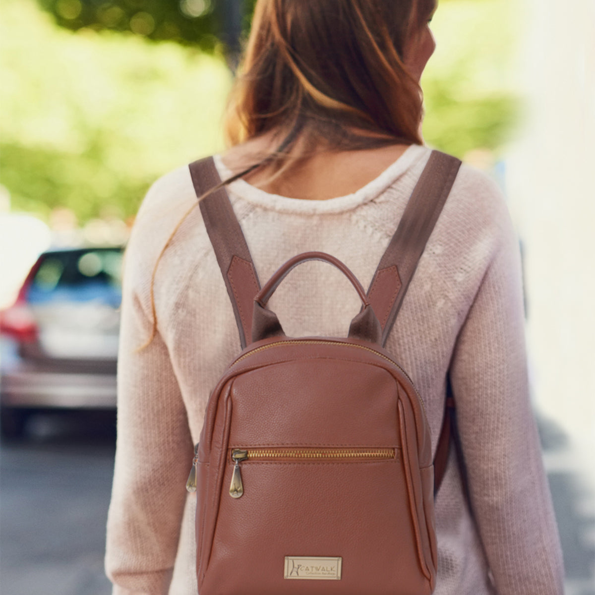 Leather Backpack Rucksack | Zoey | Catwalk Collection Handbags